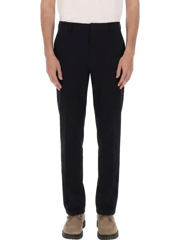 Emporio Armani Slim Fit Stretch Twill Chino Trousers - Blue
