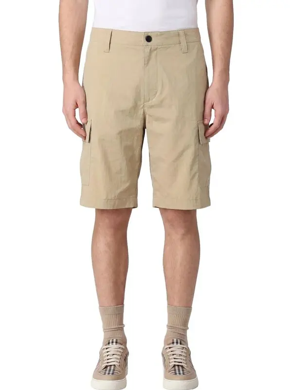 Burberry Knee-length Nylon Cargo Shorts - Beige