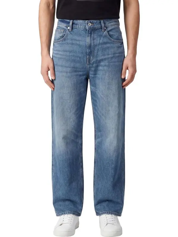 7 For All Mankind Mount Wide-leg Jeans In Cotton - Denim