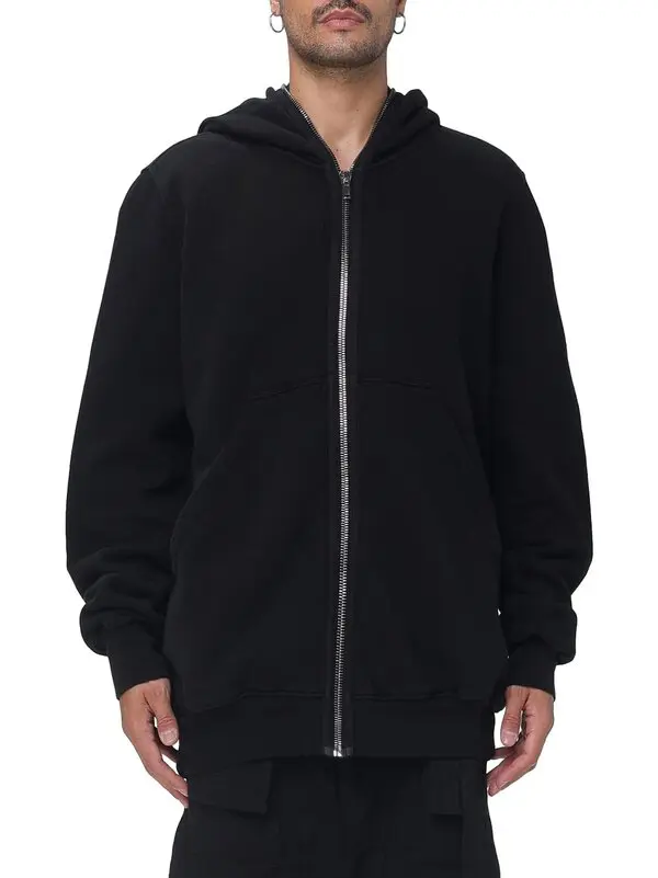 Rick Owens Zip-up Hoodie - Black