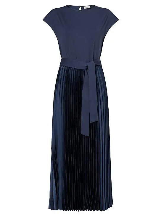 Max Mara Interlock Jersey Midi Dress - Navy