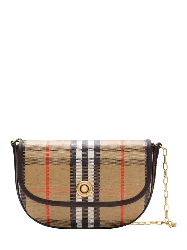 Burberry Mini Highlands Chain Cross-body Bag - Beige