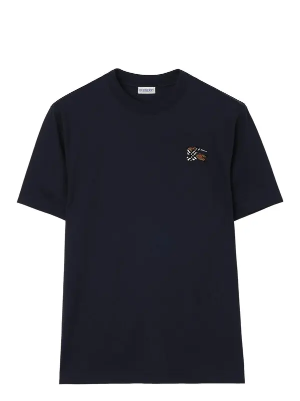 Burberry Tufted Ekd T-shirt - Navy