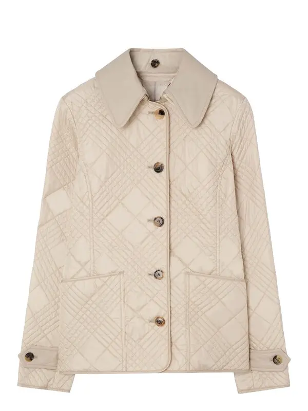 Burberry Quilted Fernleigh Jacket - Beige