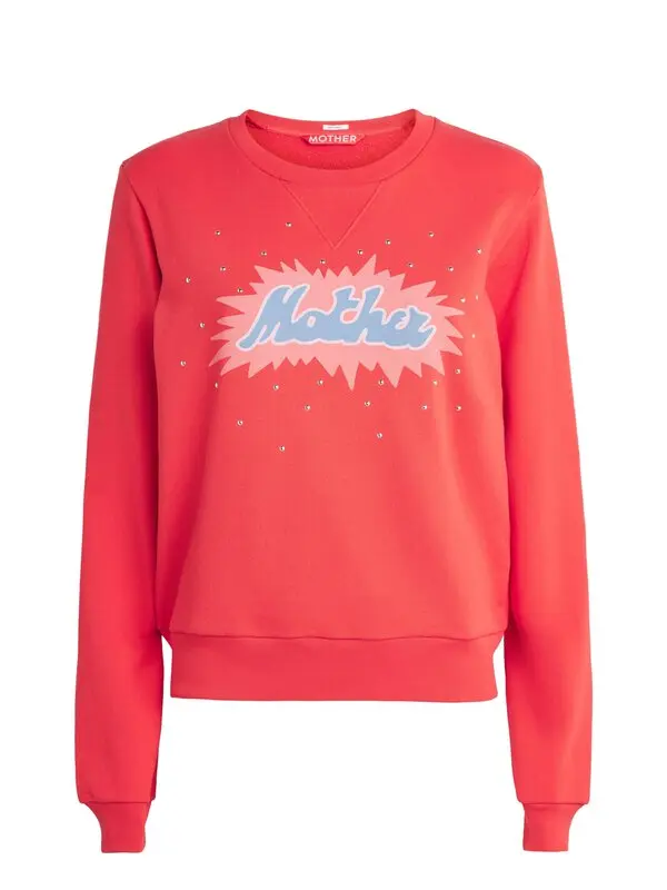 MOTHER The Dorito Camper Sweatshirt - Red
