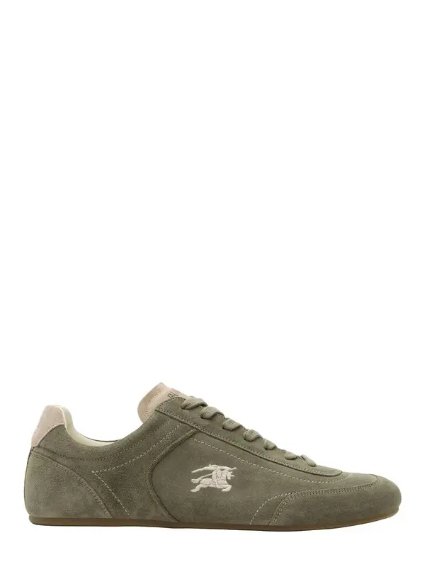Burberry Suede Knight Runner Sneakers - Green