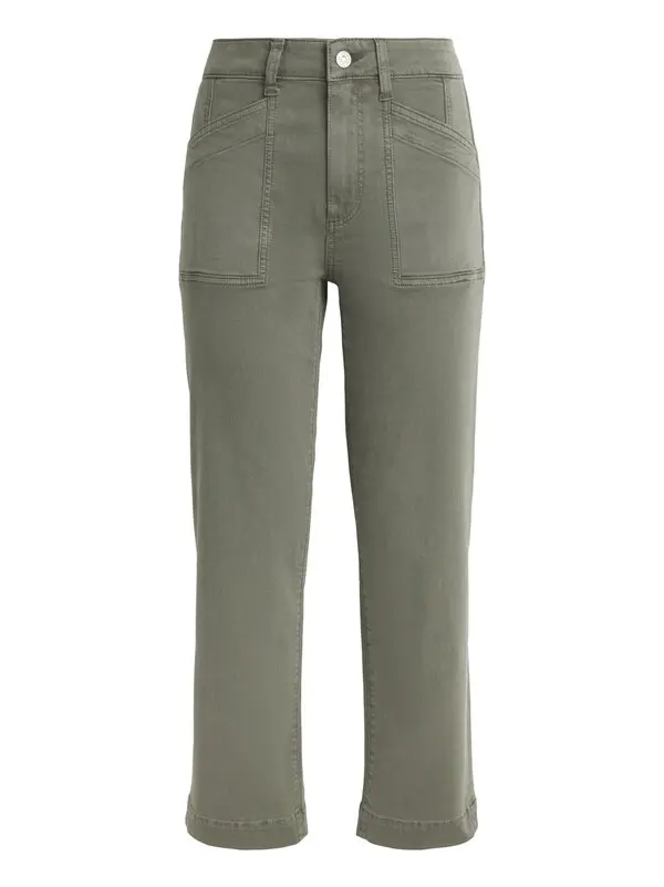Paige Quincy Straight Jeans - Green