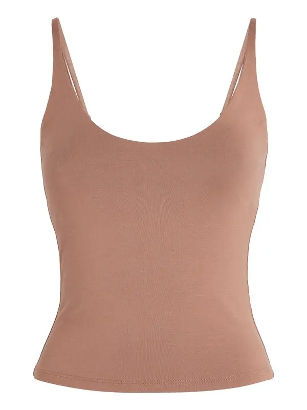 SKIMS Smooth Layers Cami Top - Brown