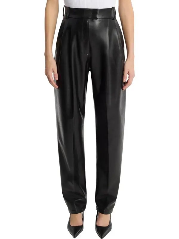 Michael Kors Dru Pleated Trousers - Black