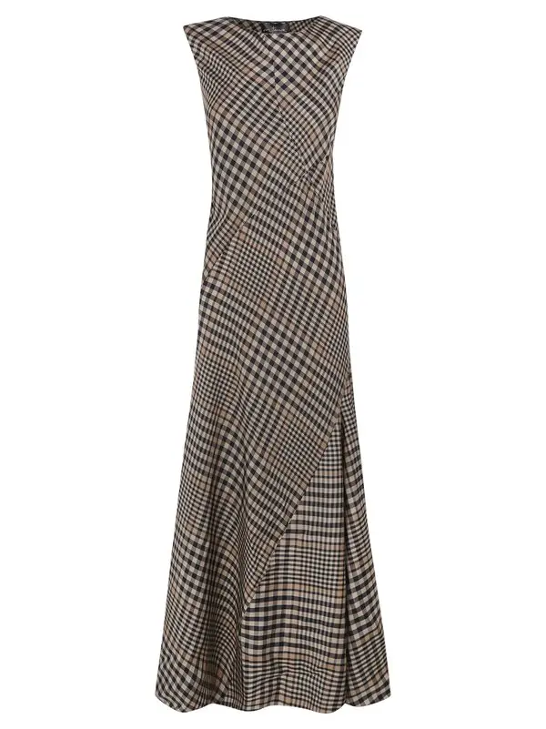 CORTANA Maxi Dress - Plaid
