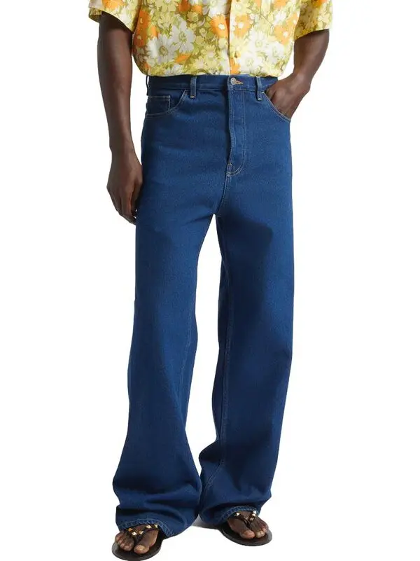Valentino Garavani Straight Leg Jeans - Denim