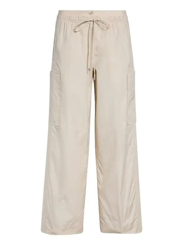 3.1 Phillip Lim Double Waistband Cotton Poplin Cargo Pants - Stone