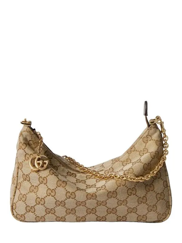Gucci Lady Lunetta Chain Small Shoulder Bag - Beige