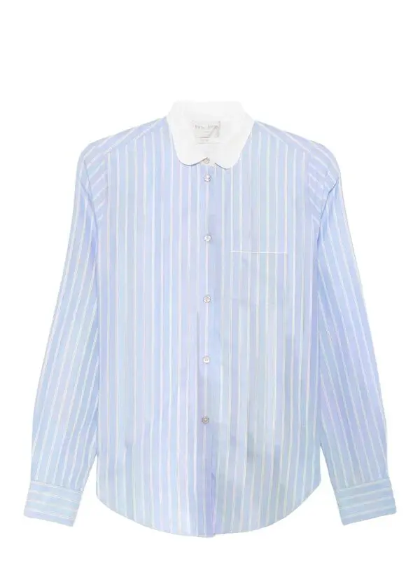 FORTE_FORTE Striped Shirt - Blue