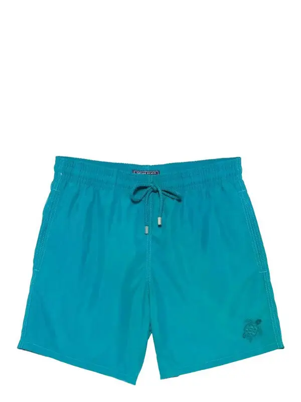 Vilebrequin Turtle-embroidered Swim Shorts - Blue