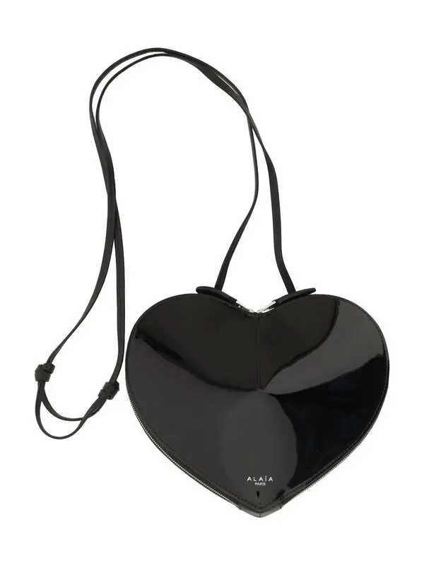 Alaïa Le Coeur Heart Shoulder Bag - Black