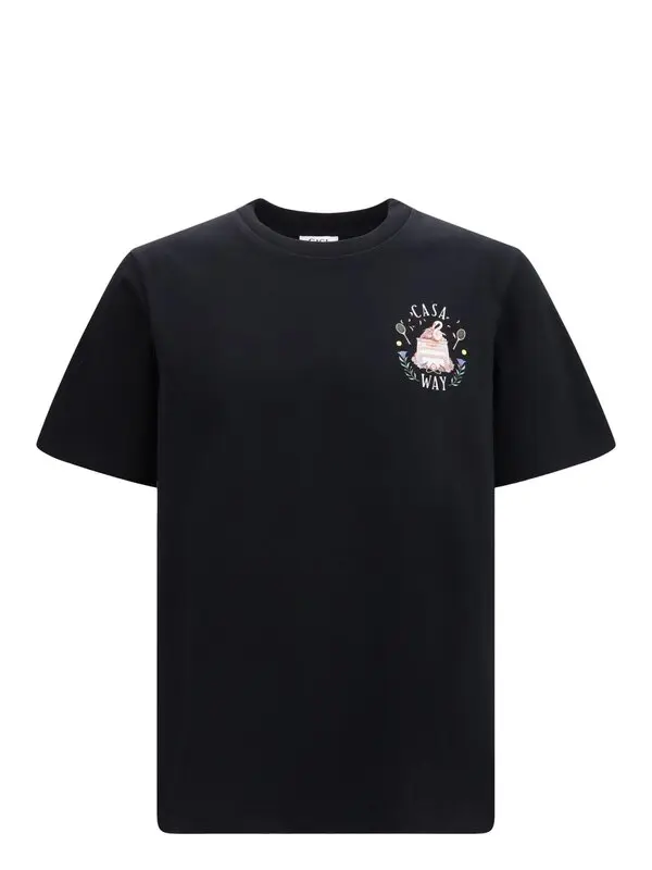 Casablanca Casa Way Graphic T-shirt Mae - Black