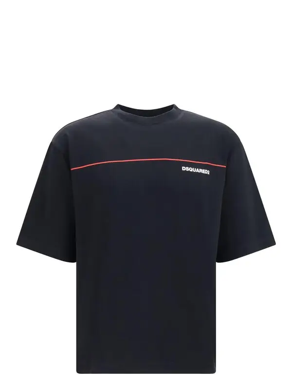 Dsquared2 Loose-fit Logo T-shirt - Black