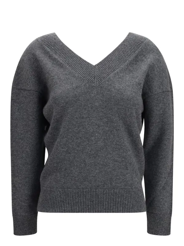 TOM FORD V-neck Cashmere Sweater - Grey