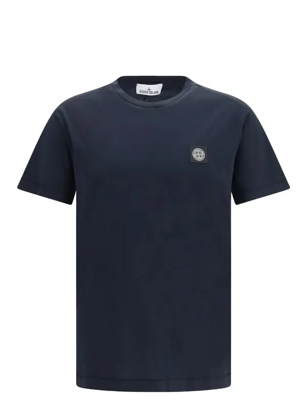 Stone Island Logo Patch T-shirt - Blue