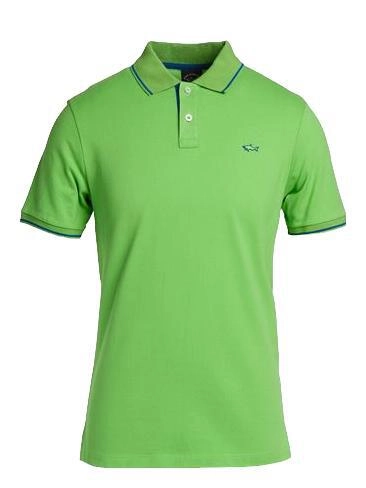 Paul & Shark Polo Shirt Size Cotton - Green