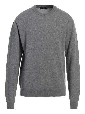 DANIELE FIESOLI Merino Wool And Cotton Crewneck Sweater - Grey