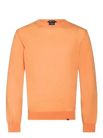 Paul & Shark Cashmere Blend Crewneck Sweater - Orange