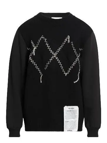 BALLANTYNE Cotton Cashmere Blend Sweater - Black