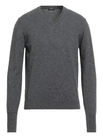 DRUMOHR Cashmere V-neck Sweater - Grey