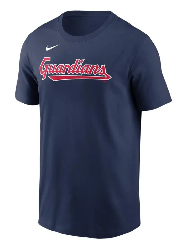 Nike Travis Bazzana Cleveland Guardians Mlb T-shirt - Blue