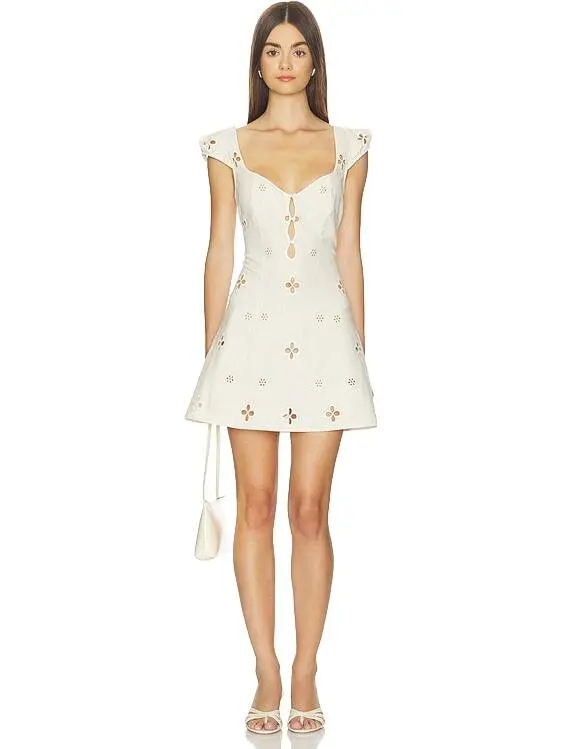 MIRROR PALAIS Maria Micro Dress - Leite