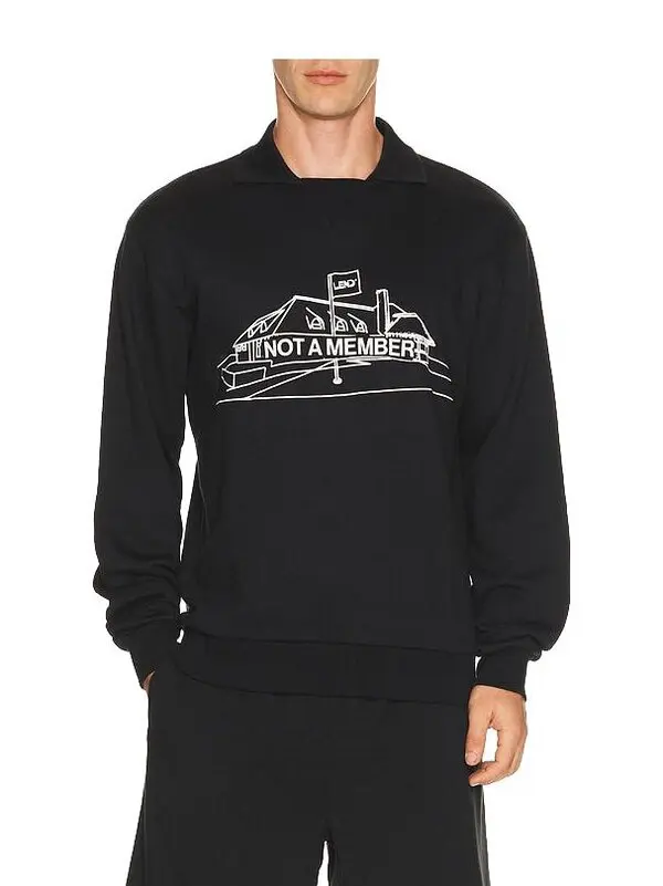 LEND Not A Member Collared Crew In . Also - Black