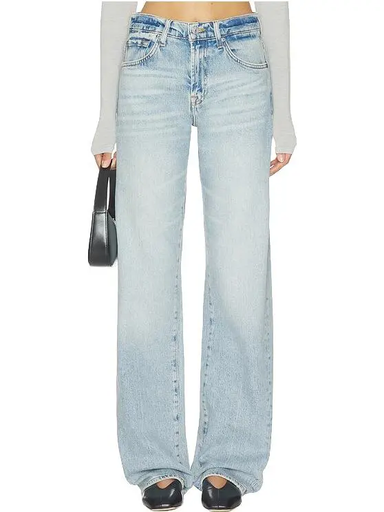 7 For All Mankind Tess Trouser Jean - Blue