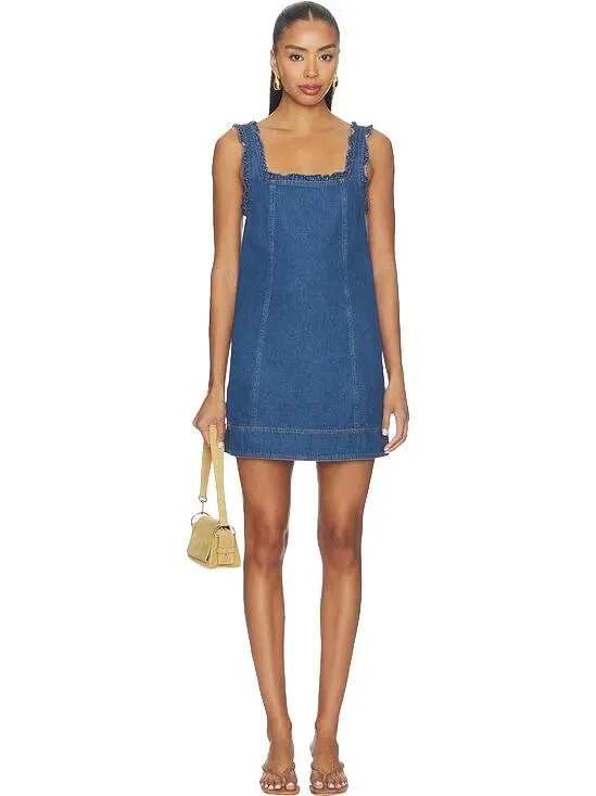 Tularosa Oaklynn Denim Mini Dress - Blue