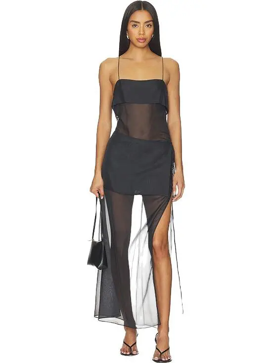 EAVES Athina Maxi Dress - Black