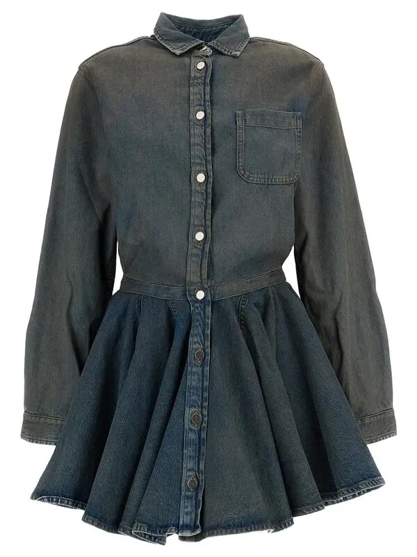 HAIKURE Shila Ziggy Mini Dress - Blue