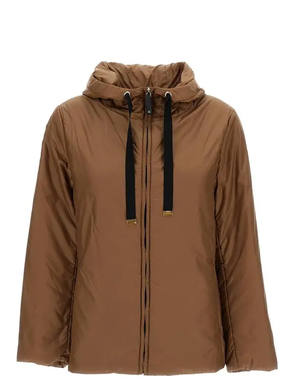 Max Mara Hooded Jacket - Marrone