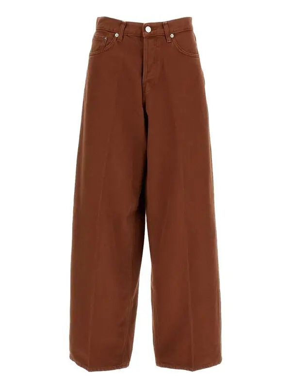 HAIKURE Bethany Soft Trousers - Marrone