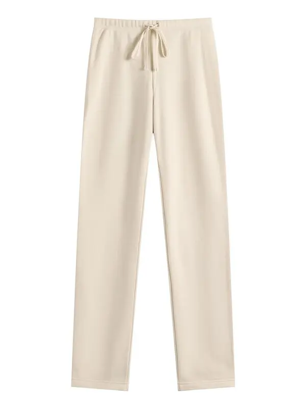 SKIMS Drapey French Terry Straight Leg Pant - Buff