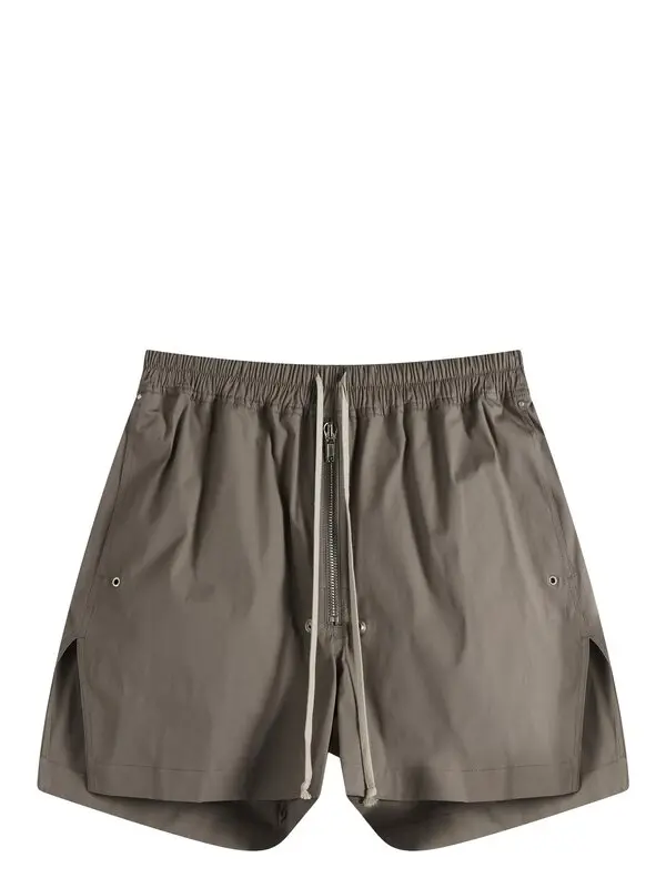 Rick Owens Bela Loose Fit Zipper Boxer Shorts - Dust