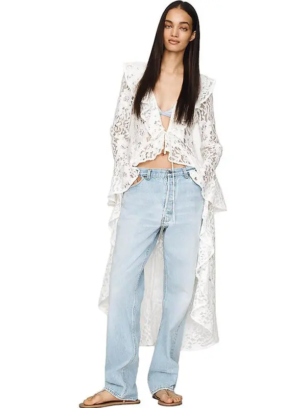 ALIGRACE Brigette High-rise Straight-leg Jeans - Light