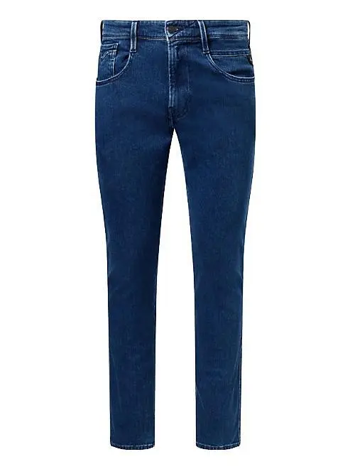 REPLAY Anbass Slim-leg Denim Jeans - Medium Blue