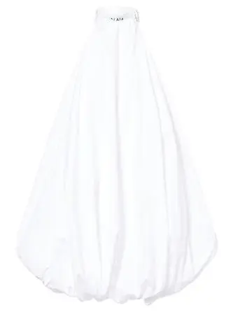 Alaïa Balloon High-neck Mini Dress - Blanc