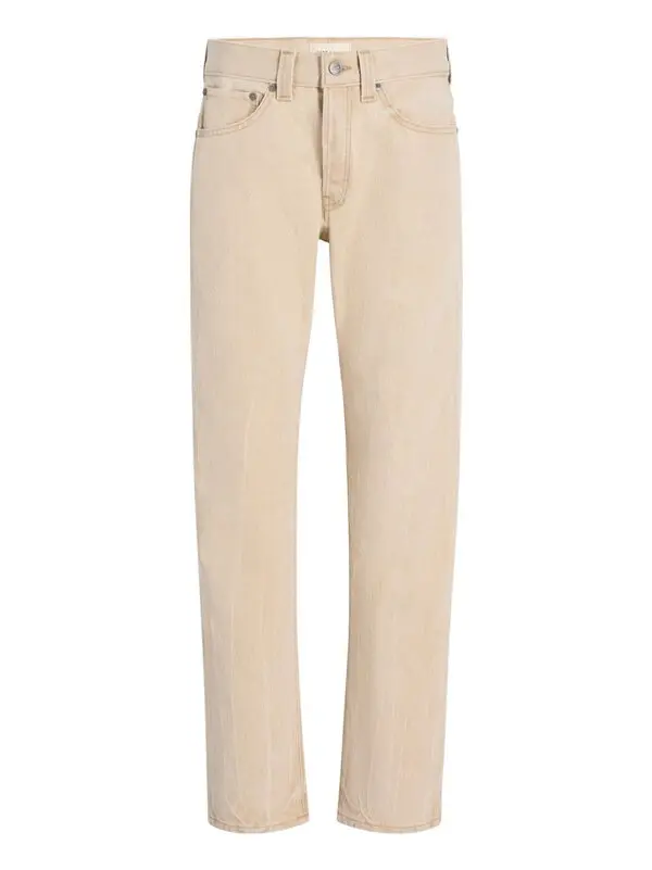 Khaite Callum Straight-leg Jeans - Beige