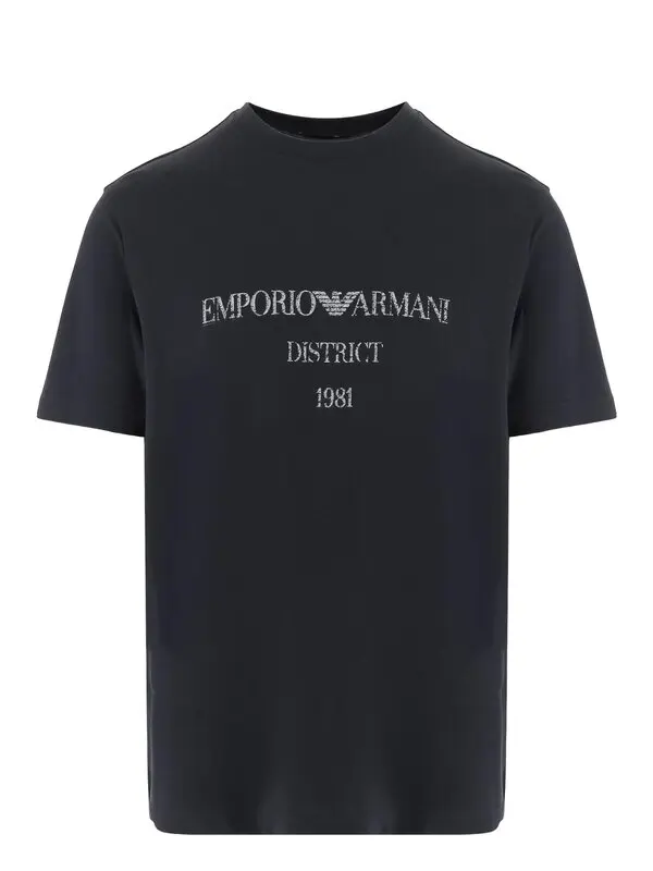 Emporio Armani Short-sleeved T-shirt - Black