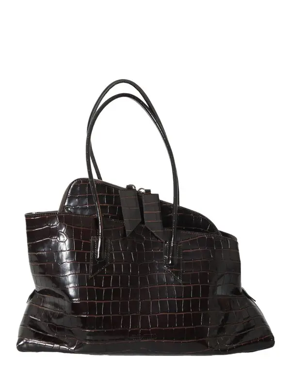 Attico Zippered Handbag - Black