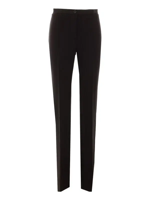 Pinko Button-detail Casual Trousers - Black