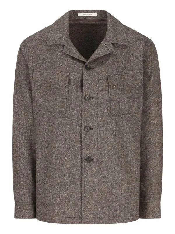 Tagliatore Long-sleeved Shirt - Gray