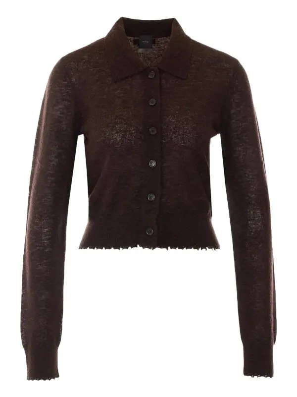 Pinko Wool Cardigan - Black