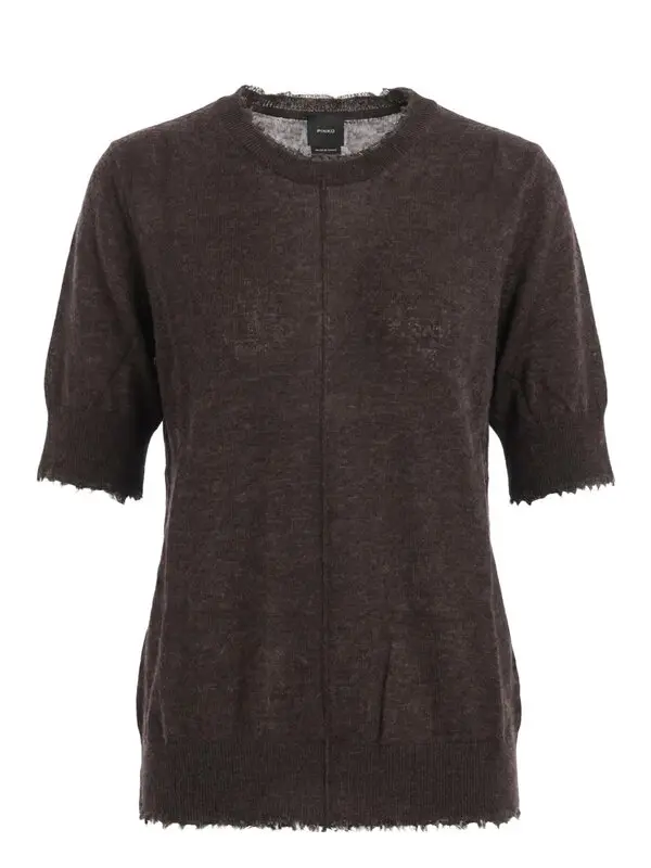Pinko Short-sleeved Pullover - Black